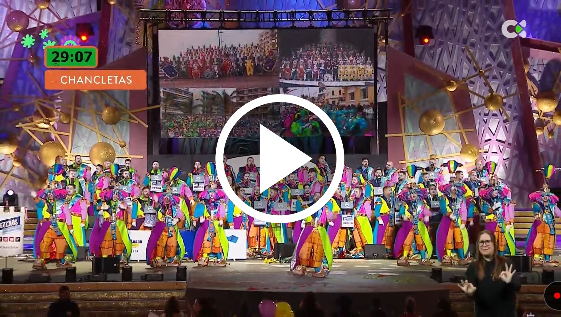 Actuación Completa de Fase de Murga Los Chancletas 2024 - MurgasCanarias